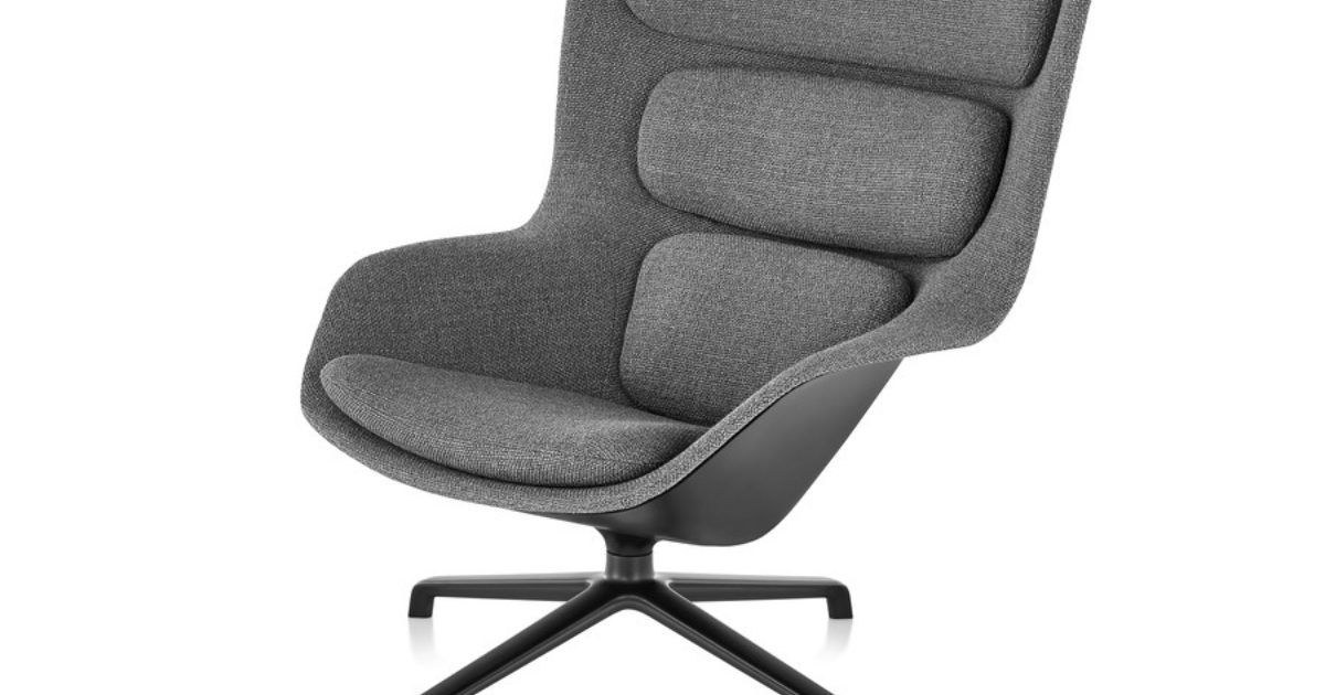 Striad Lounge Chair and Ottoman | Goodmans