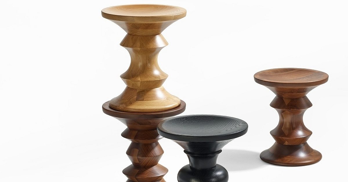 Eames Turned Stool | Goodmans