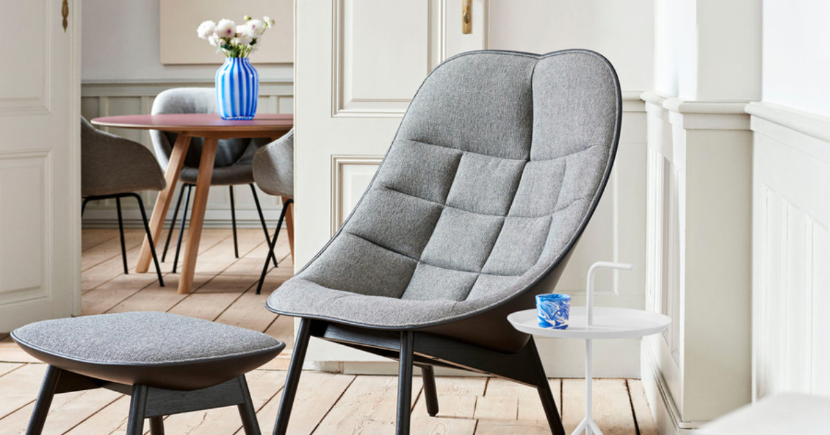 Uchiwa Lounge Chair and Ottoman | Goodmans